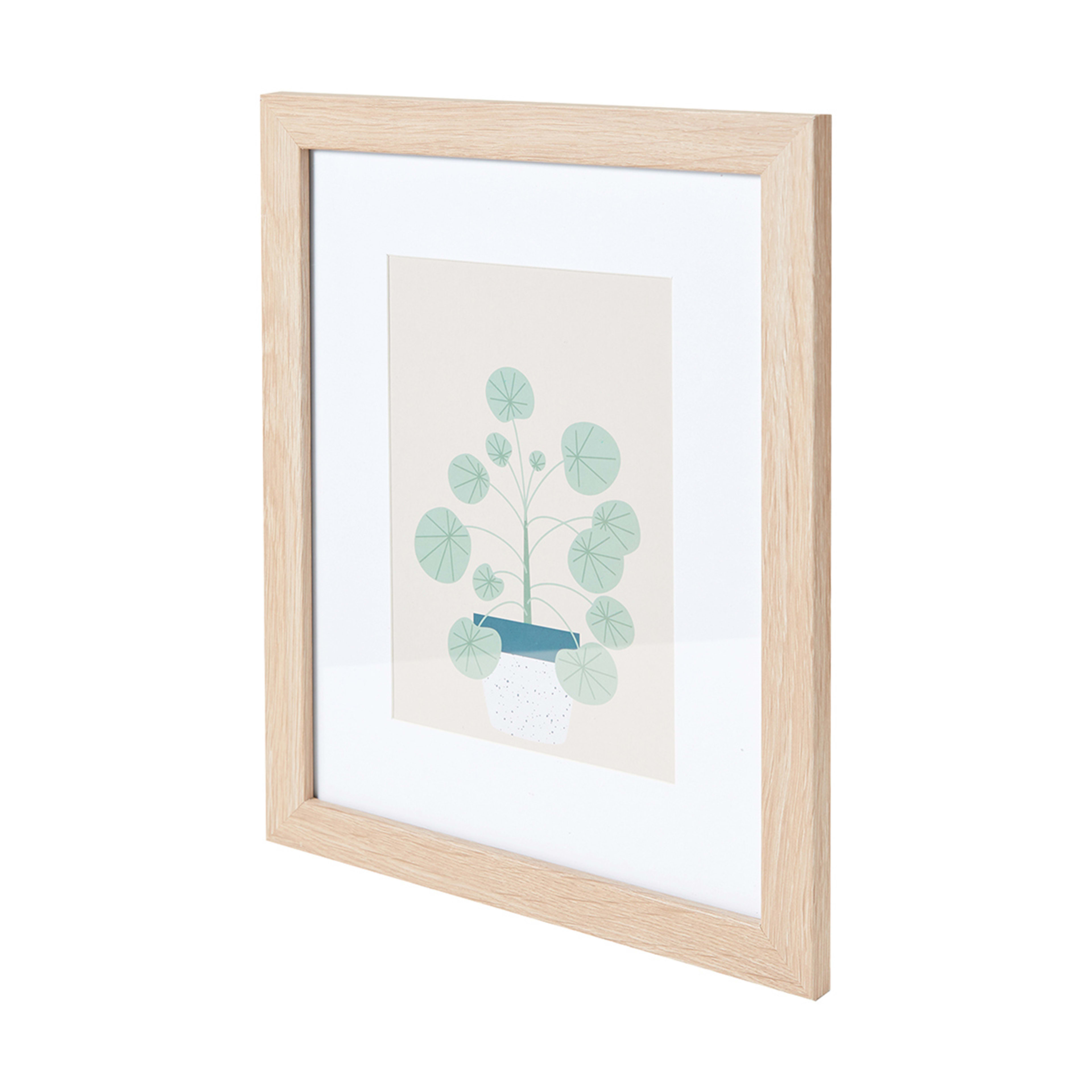 8 Piece Wall Photo Frame Set - Oak - Kmart