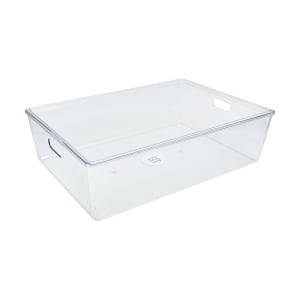 26L Smooth and Shiny Plastic Tub - Clear - Kmart