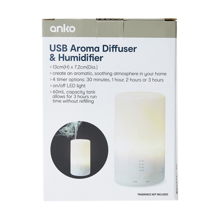 USB Aroma Diffuser & Humidifier - Kmart