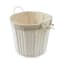 Round Paper Rope Basket with Liner - White - Kmart