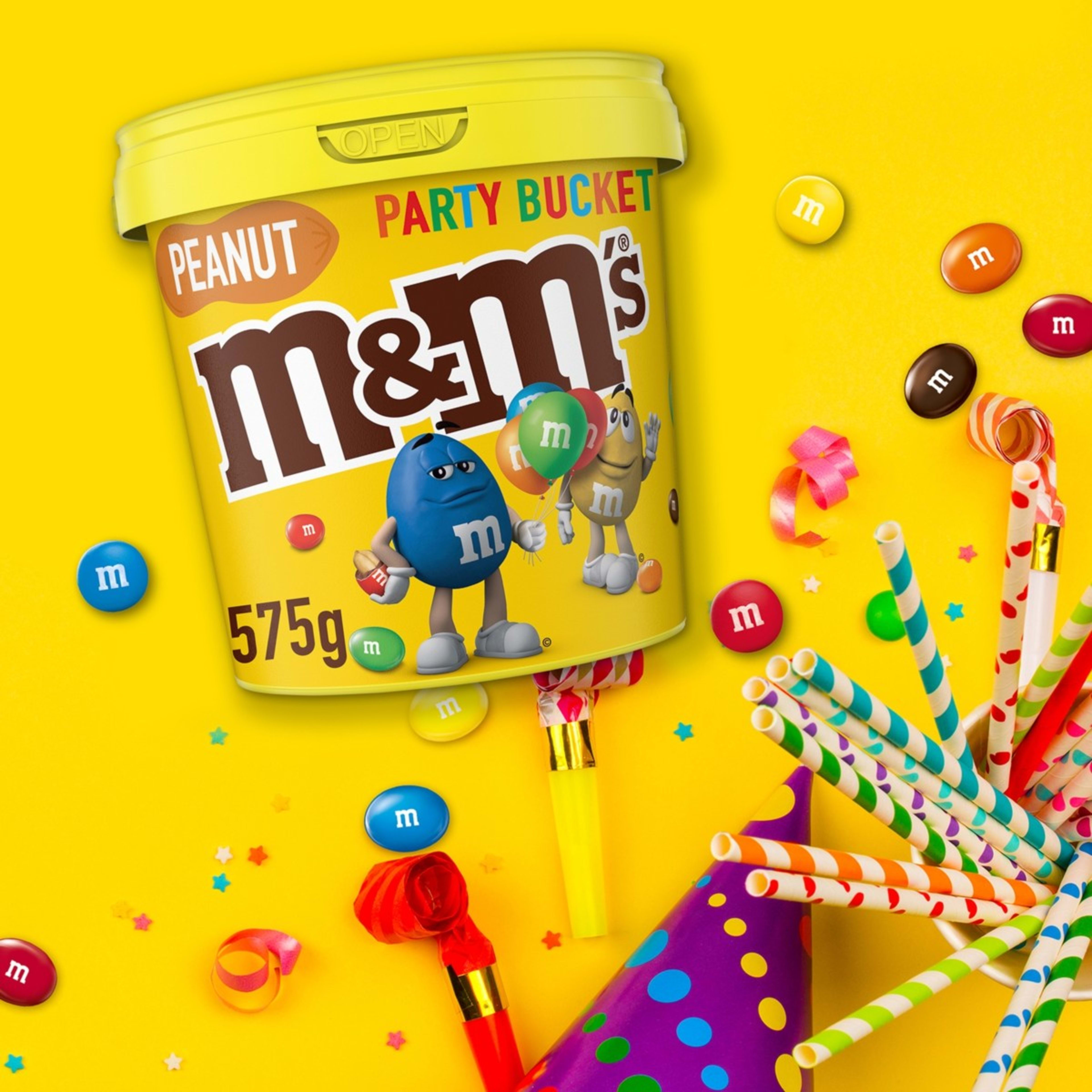 M&M's Peanut Party Bucket 575g - Kmart