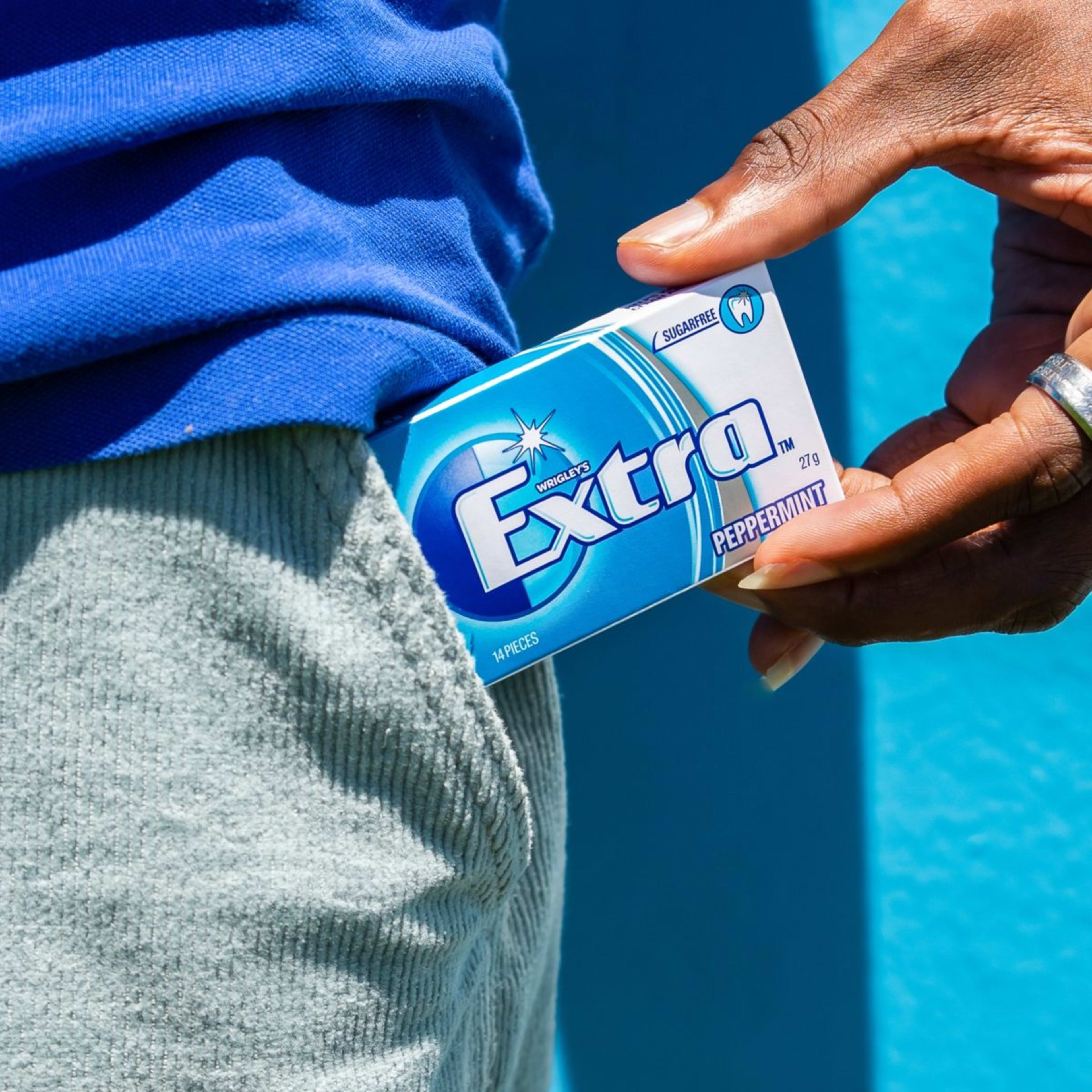 14 Piece Wrigley's Extra Peppermint Chewing Gum 27g - Kmart