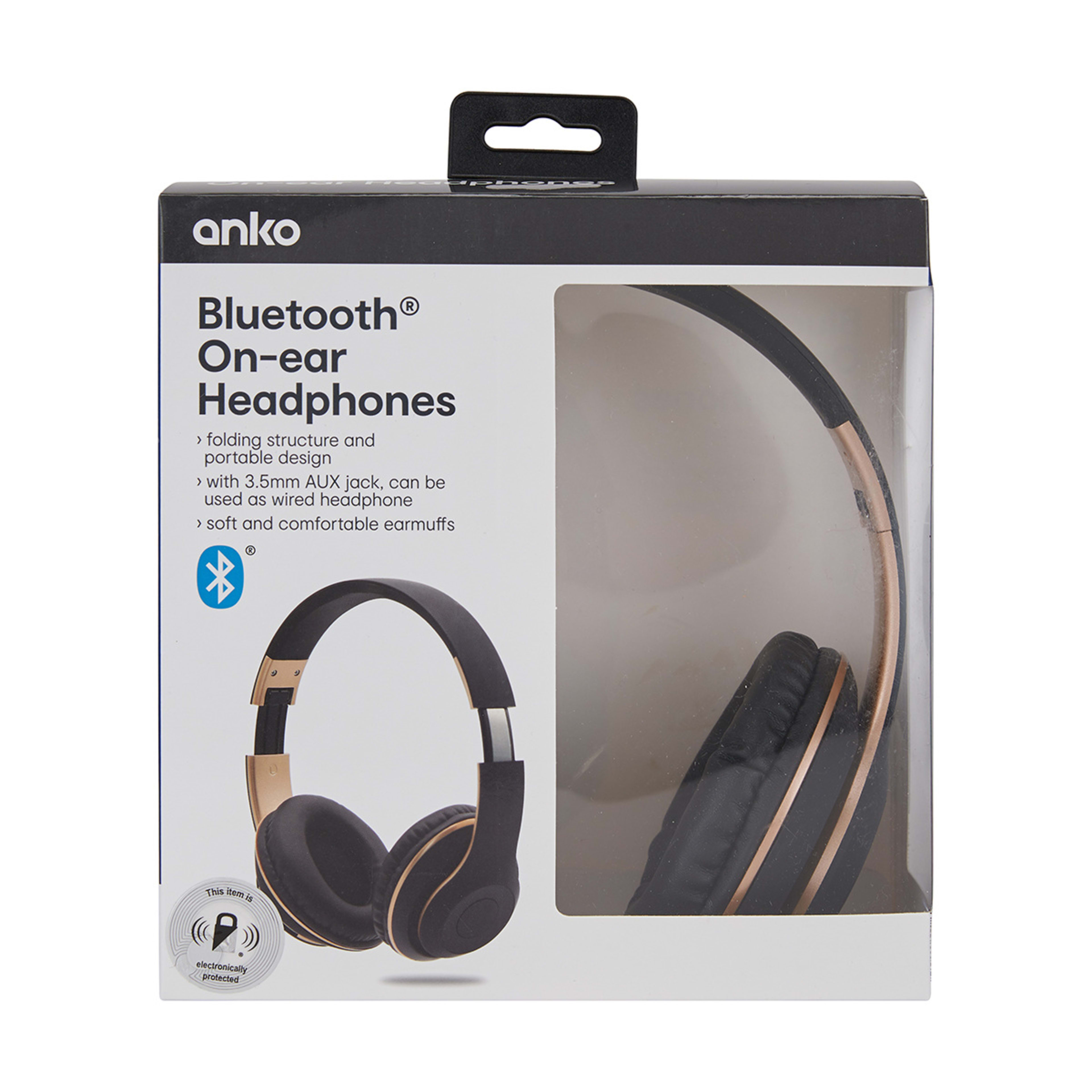 Bluetooth On-Ear Headphones - Black - Kmart