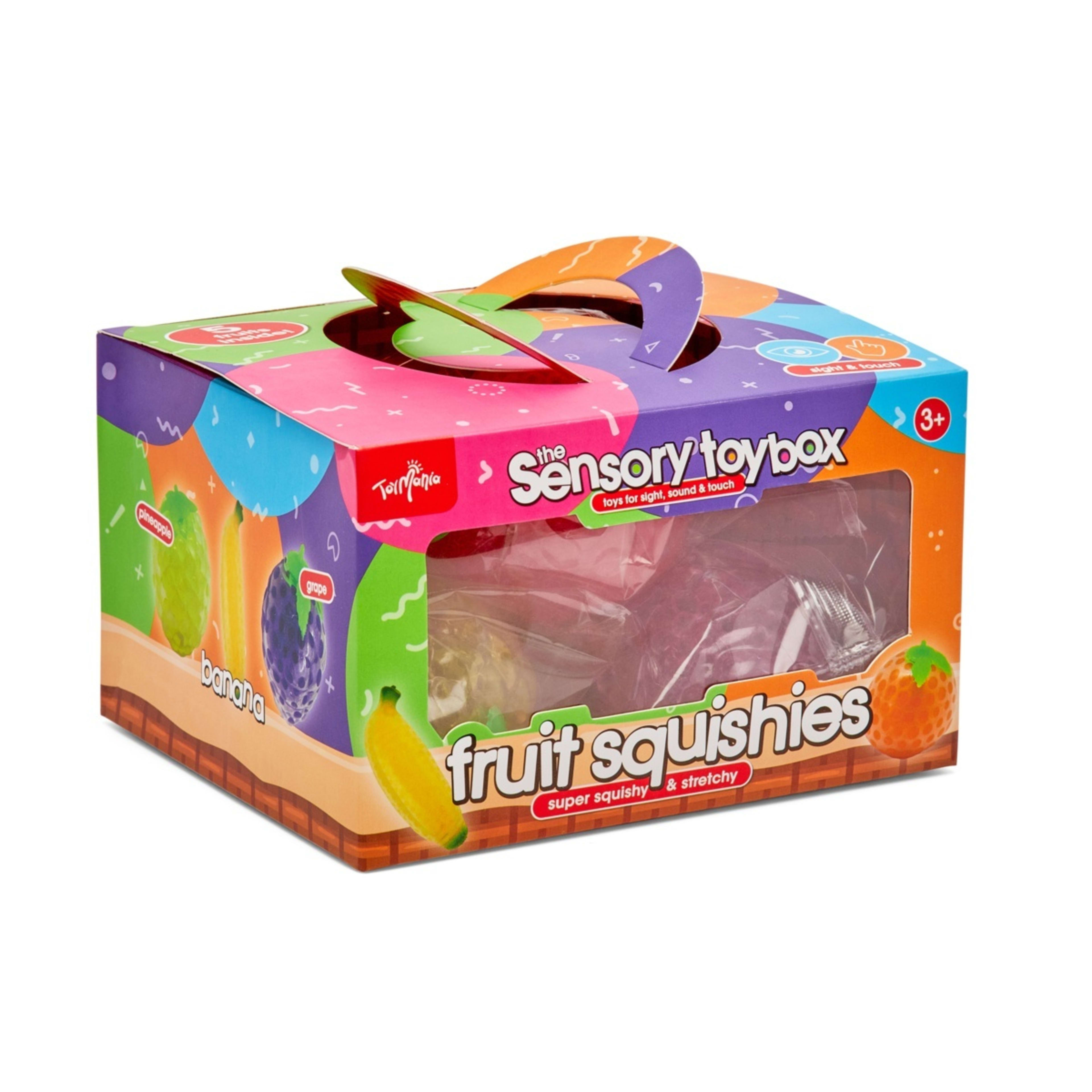5 Pack ToyMania The Sensory Toy Box Fruit Squishies - Kmart