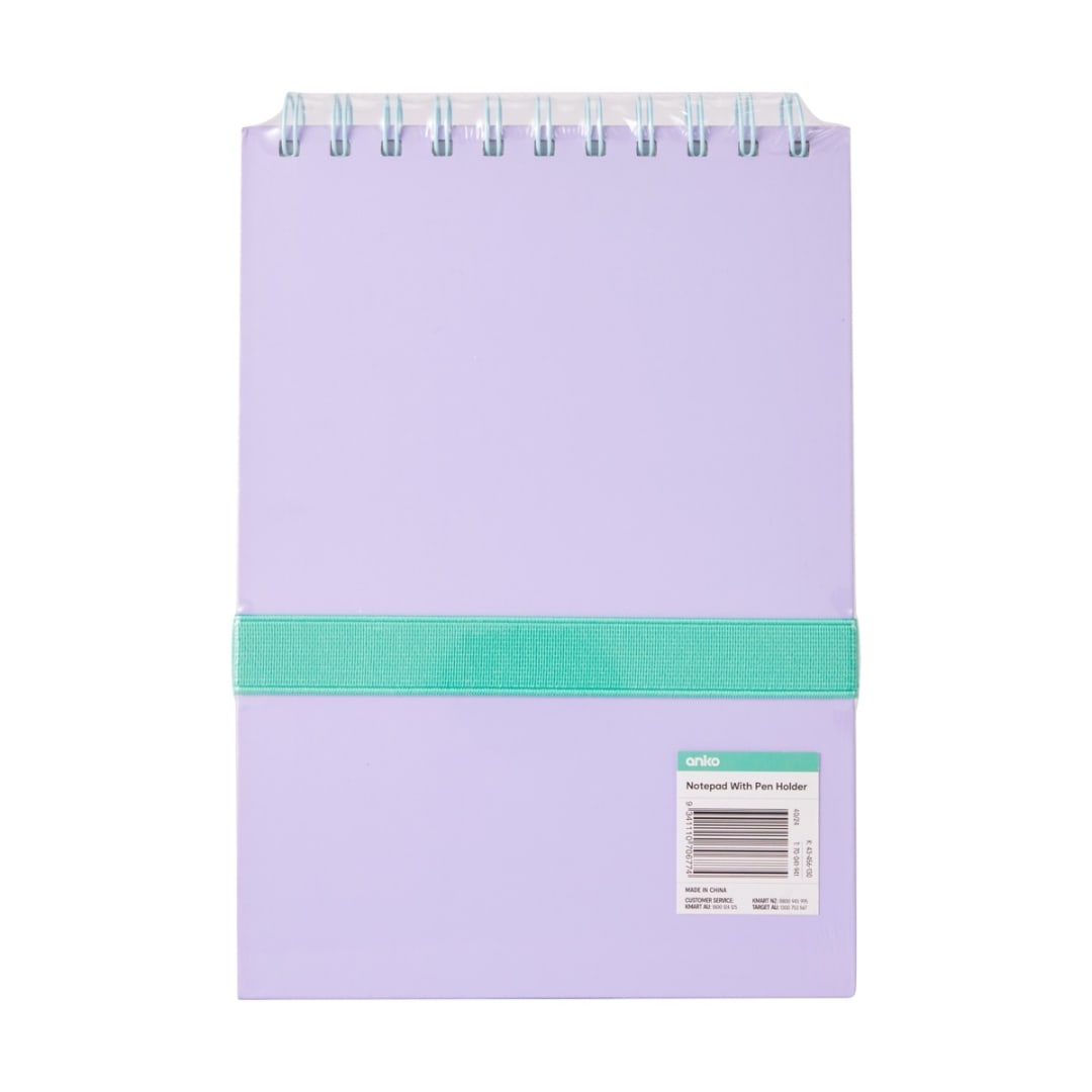 Notepad with Pen Holder - Kmart