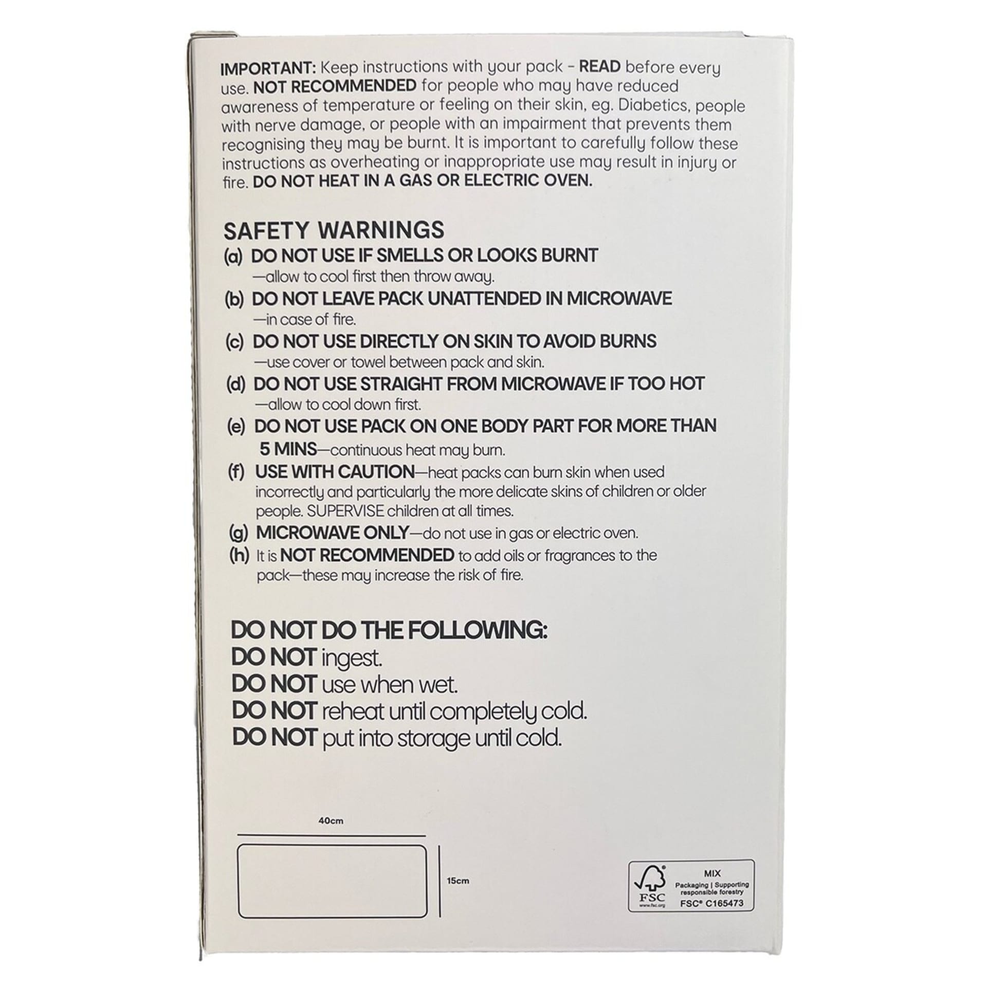 OXX Essentials Heat Pack Wheat Bag - Ice Blue - Kmart