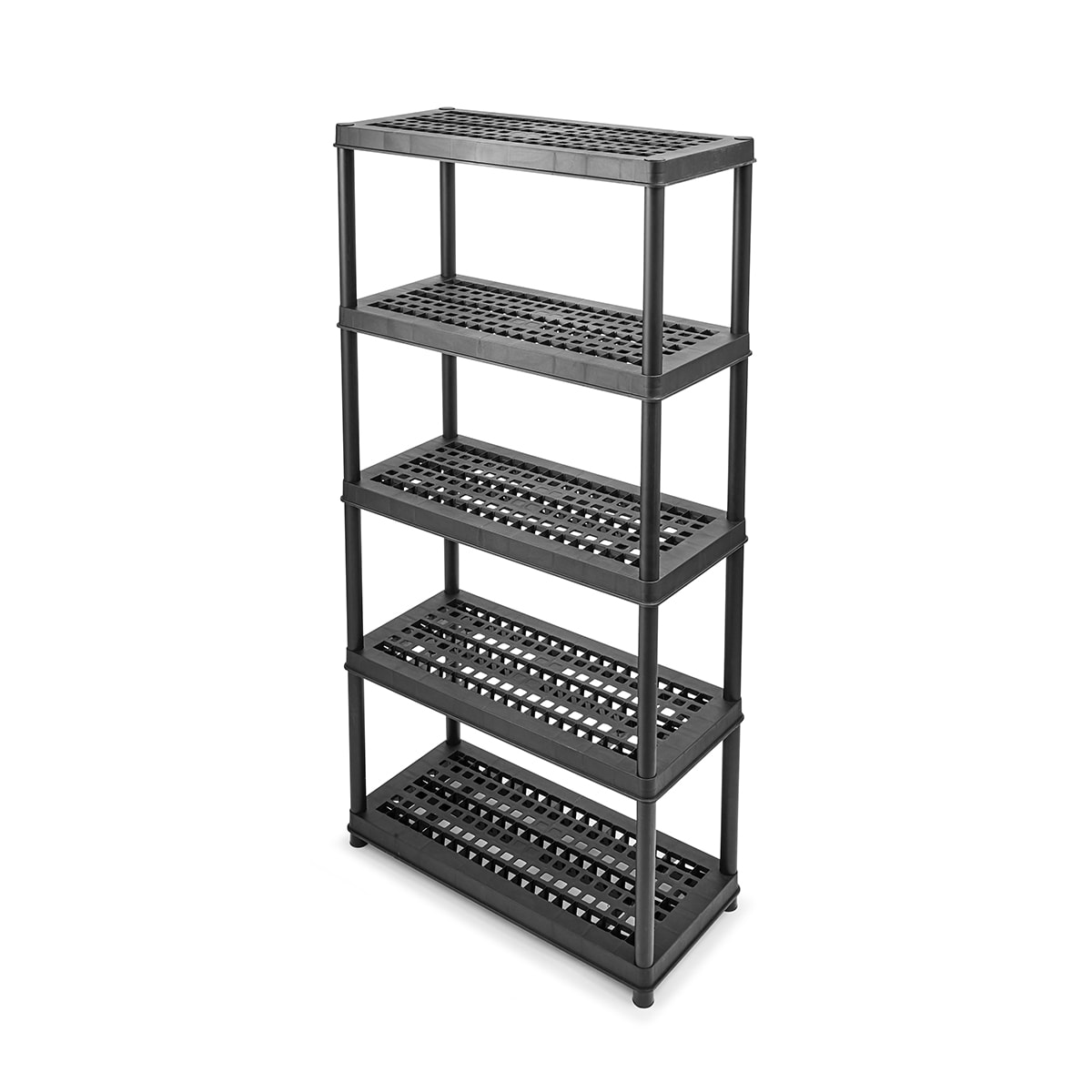 Heavy Duty 5 Tier Shelves - Black - Kmart NZ