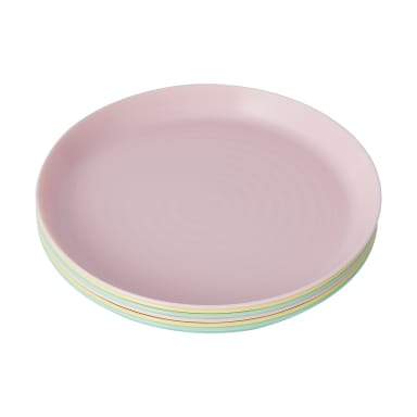 6 Pack Pastel Plates - Kmart