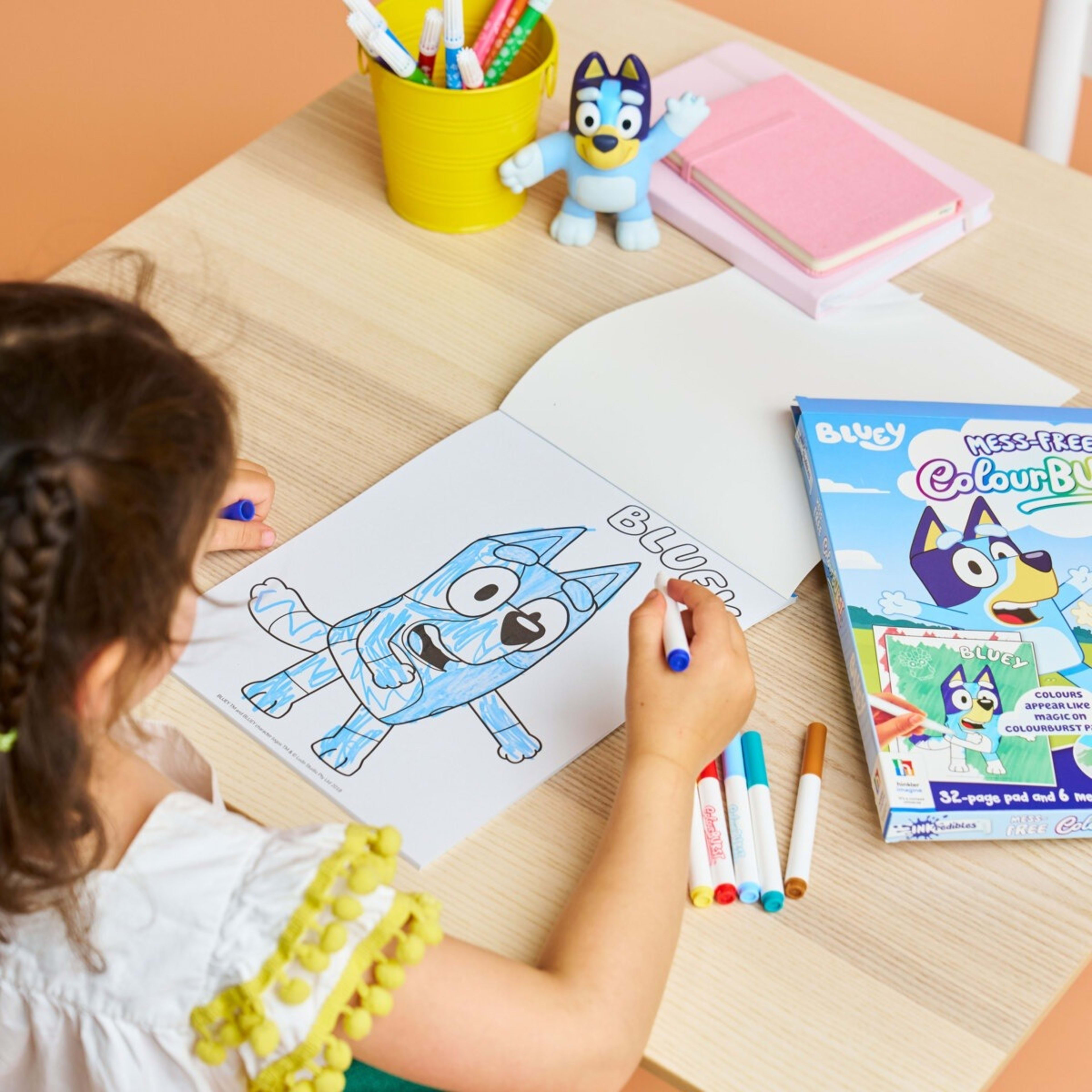 INKredibles Bluey Mess-Free ColourBurst Activity Kit - Book - Kmart