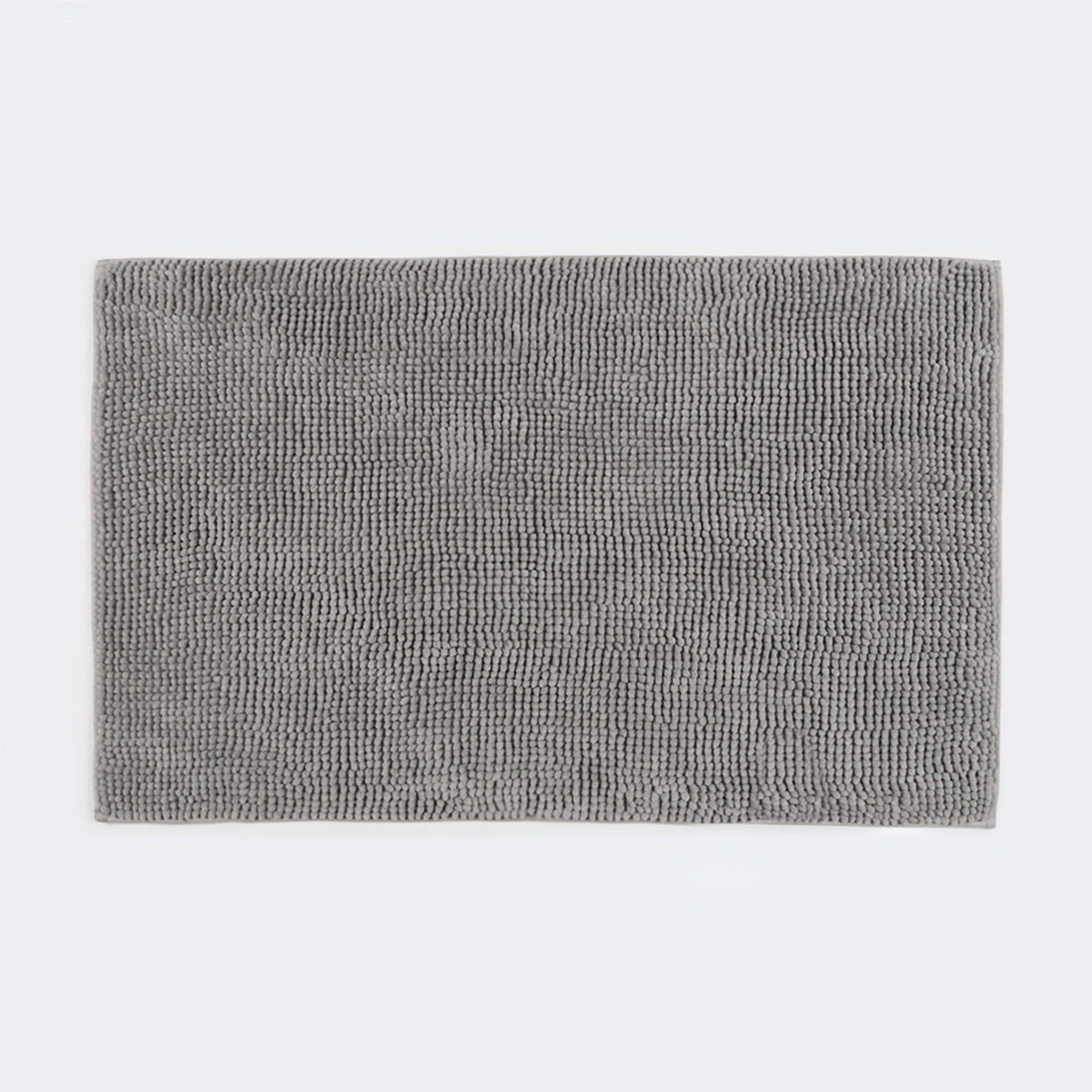 Soft Toggle Bath Mat - Silver Look - Kmart