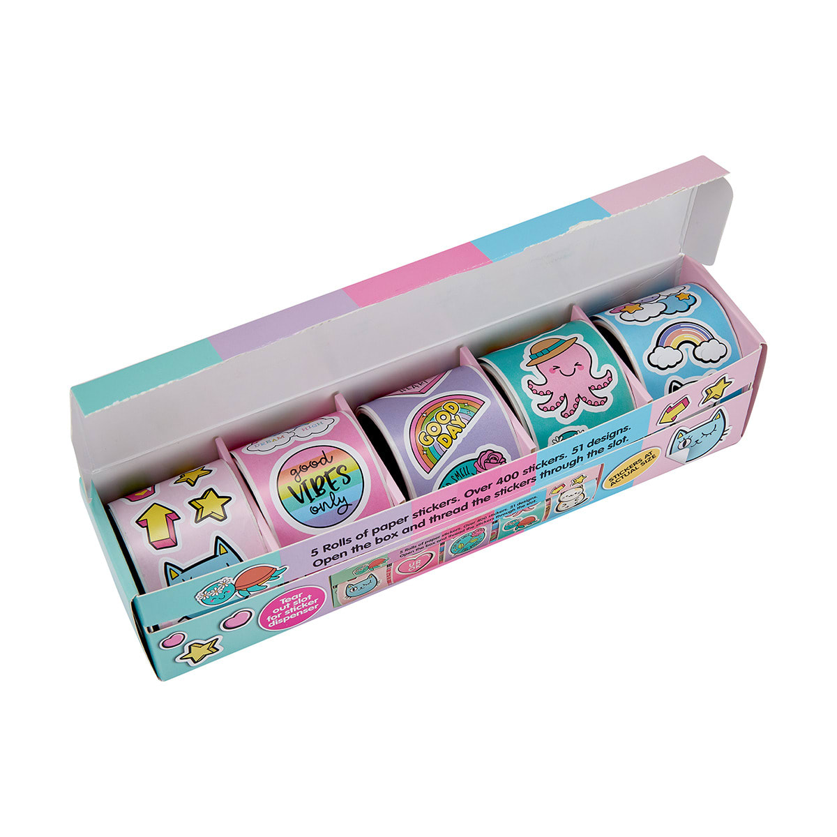 Big Box of Fun Stickers with Dispenser Box - Kmart