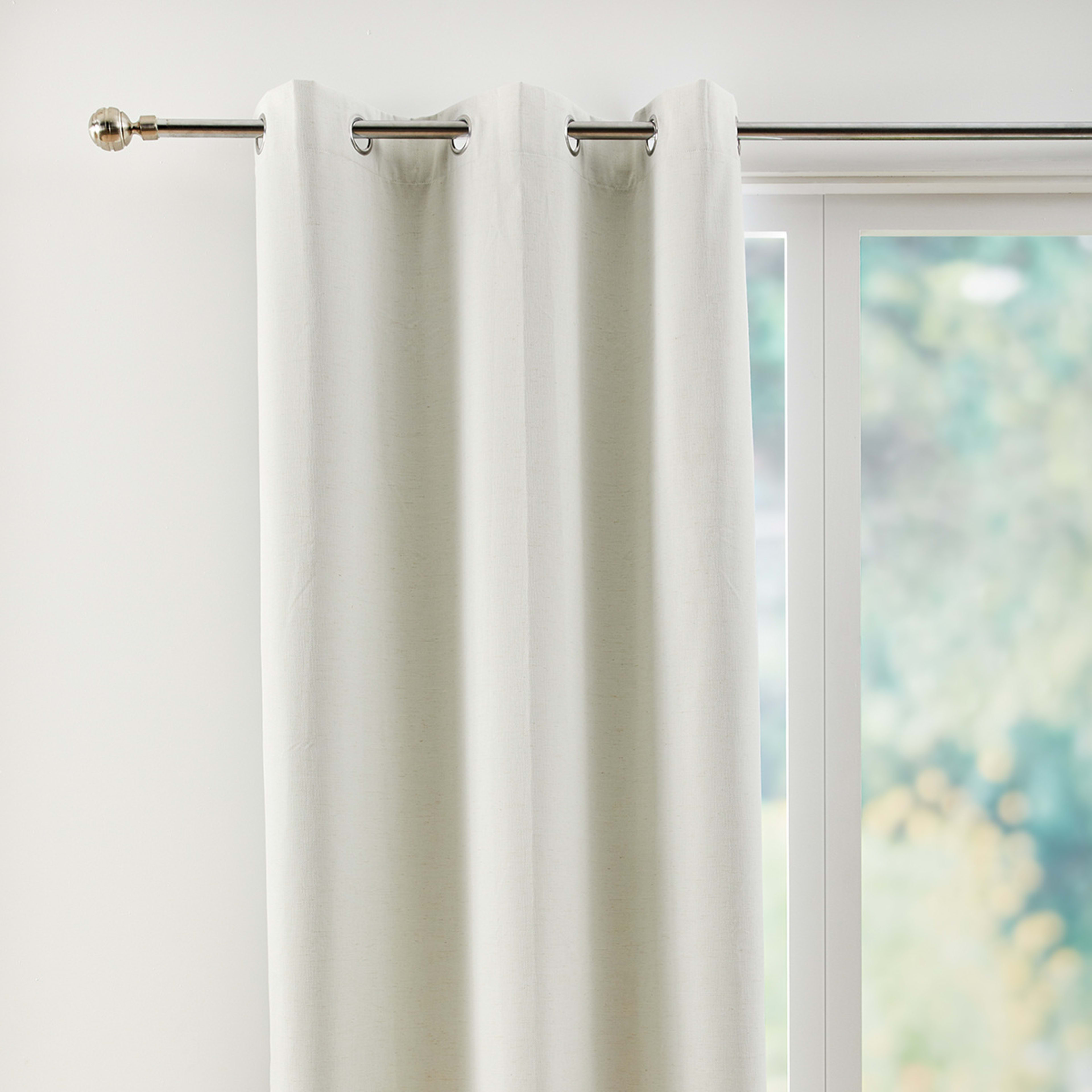 Valletta Block Out Curtain - Snow - Kmart