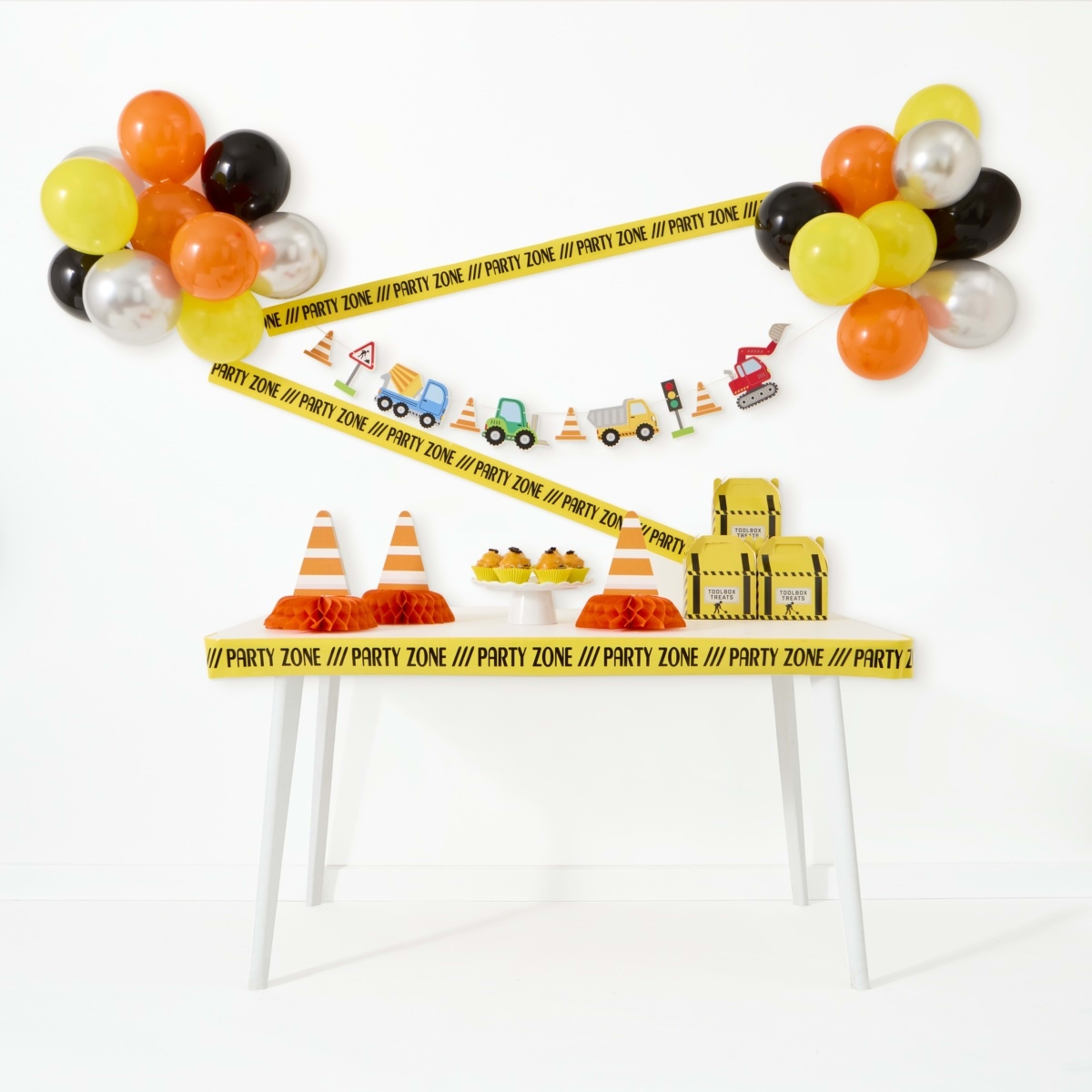25 Piece Construction Decoration Pack - Kmart