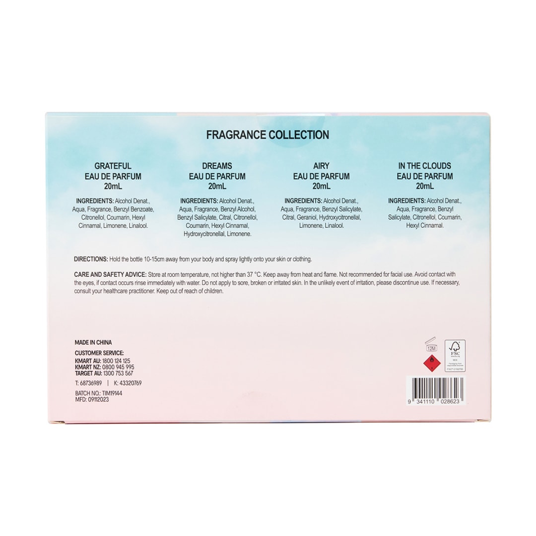 OXX Fragrance 4 Pack Eau De Parfum Collection - Kmart