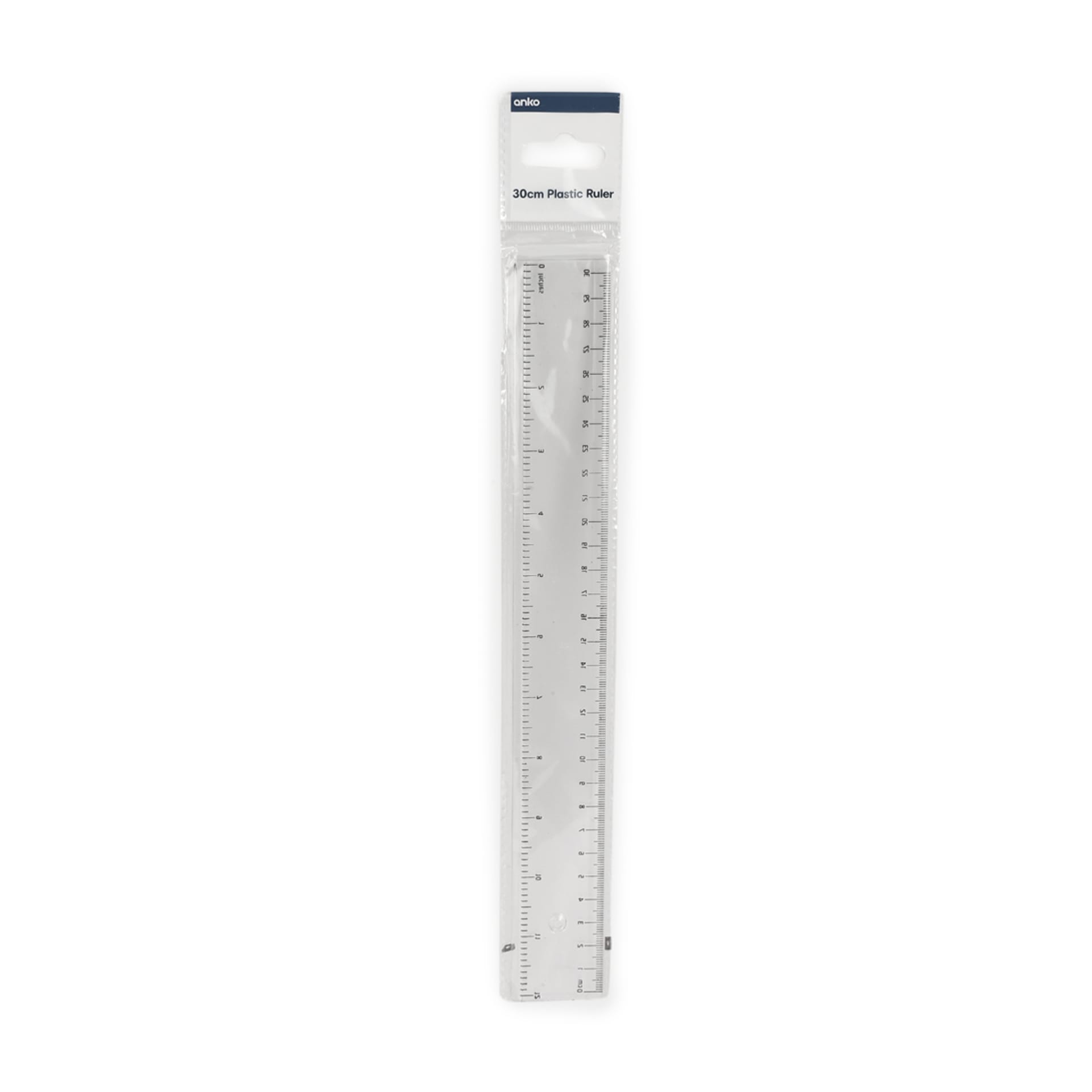 30cm Plastic Ruler - Kmart