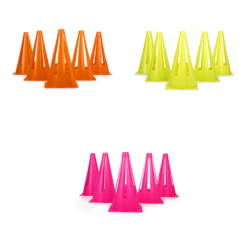 6 Pack Training Cones - Kmart