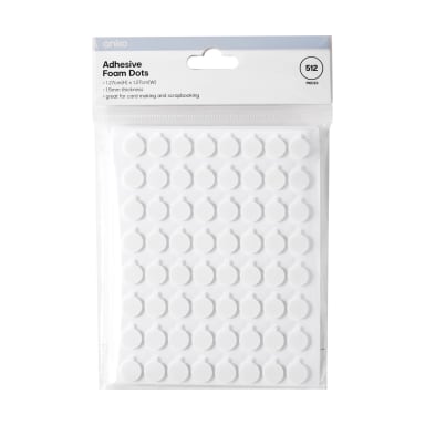 512 Piece Adhesive Foam Dots - Kmart