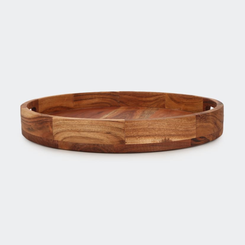 Acacia Round Serving Tray - Kmart