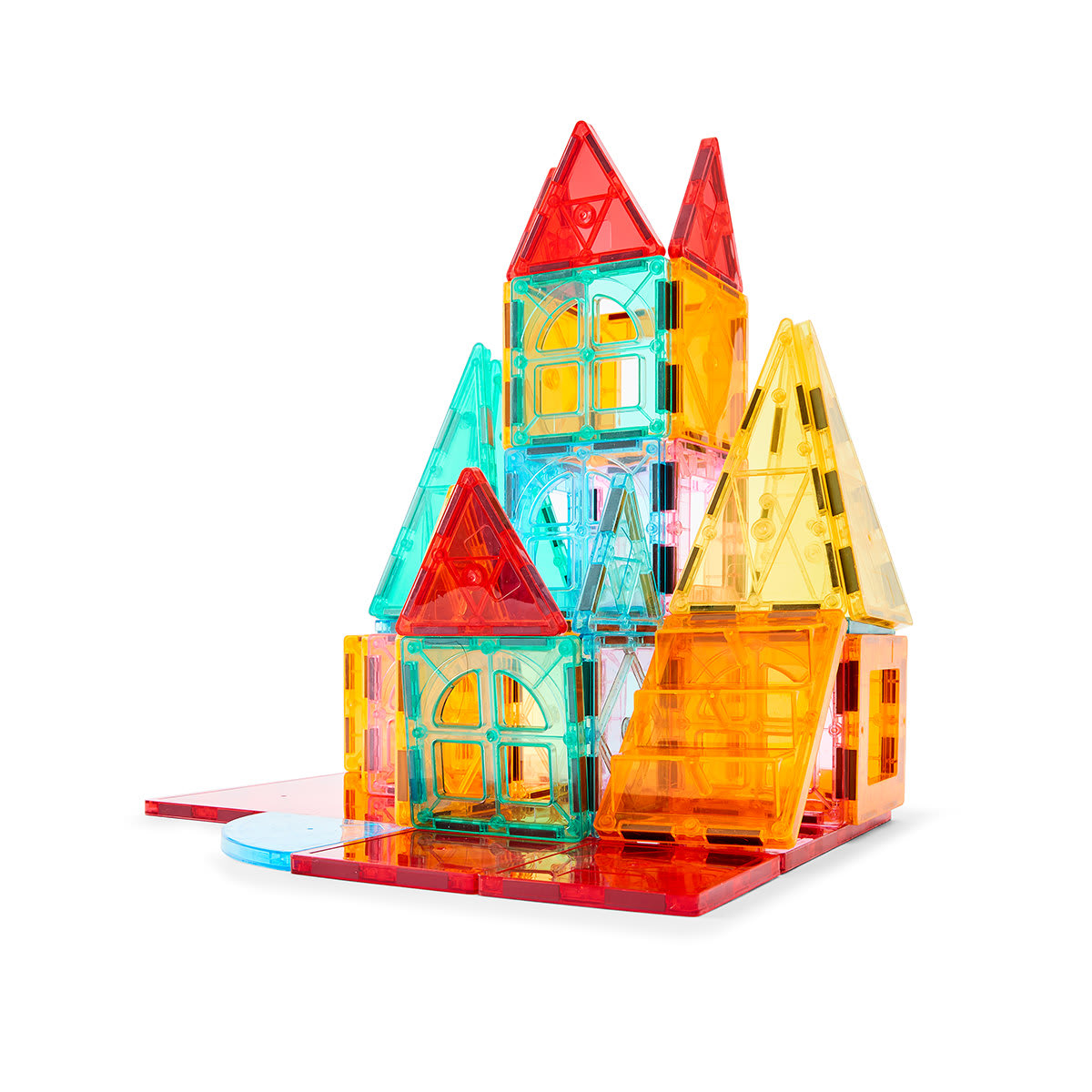100 Piece Magnetic Castle Tiles Mega Set - Kmart
