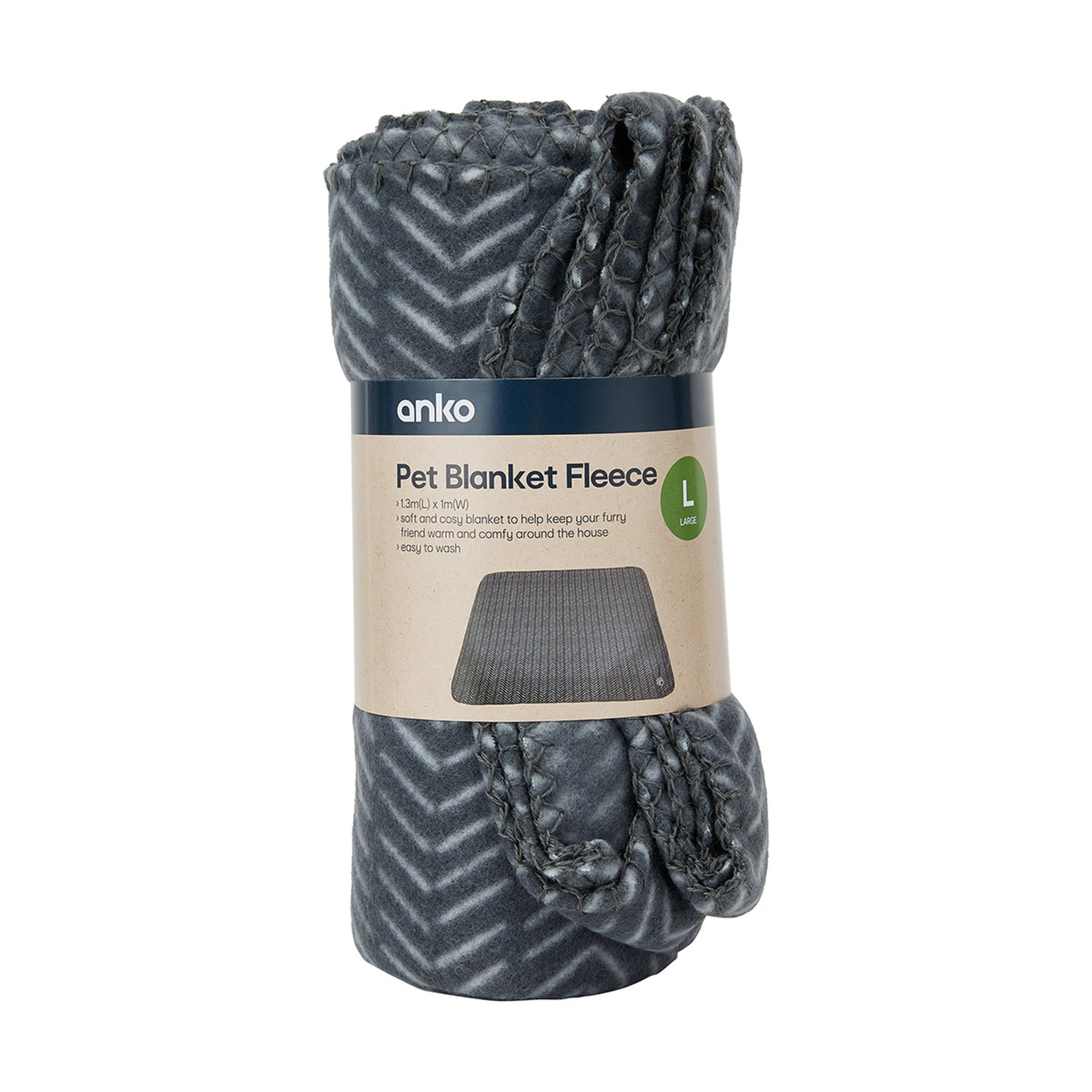 Pet Blanket Fleece - Large - Kmart