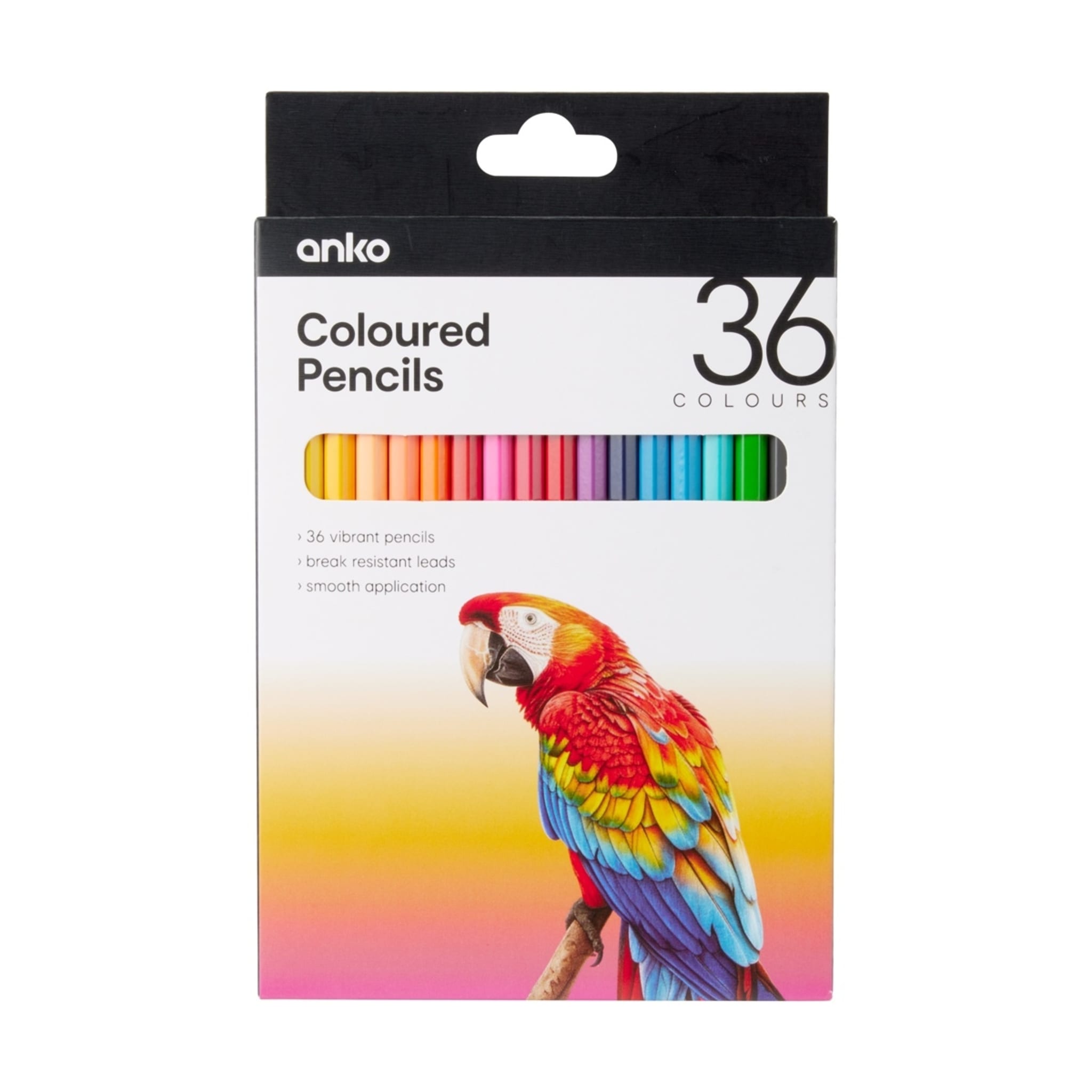 36 Pack Coloured Pencils - Kmart