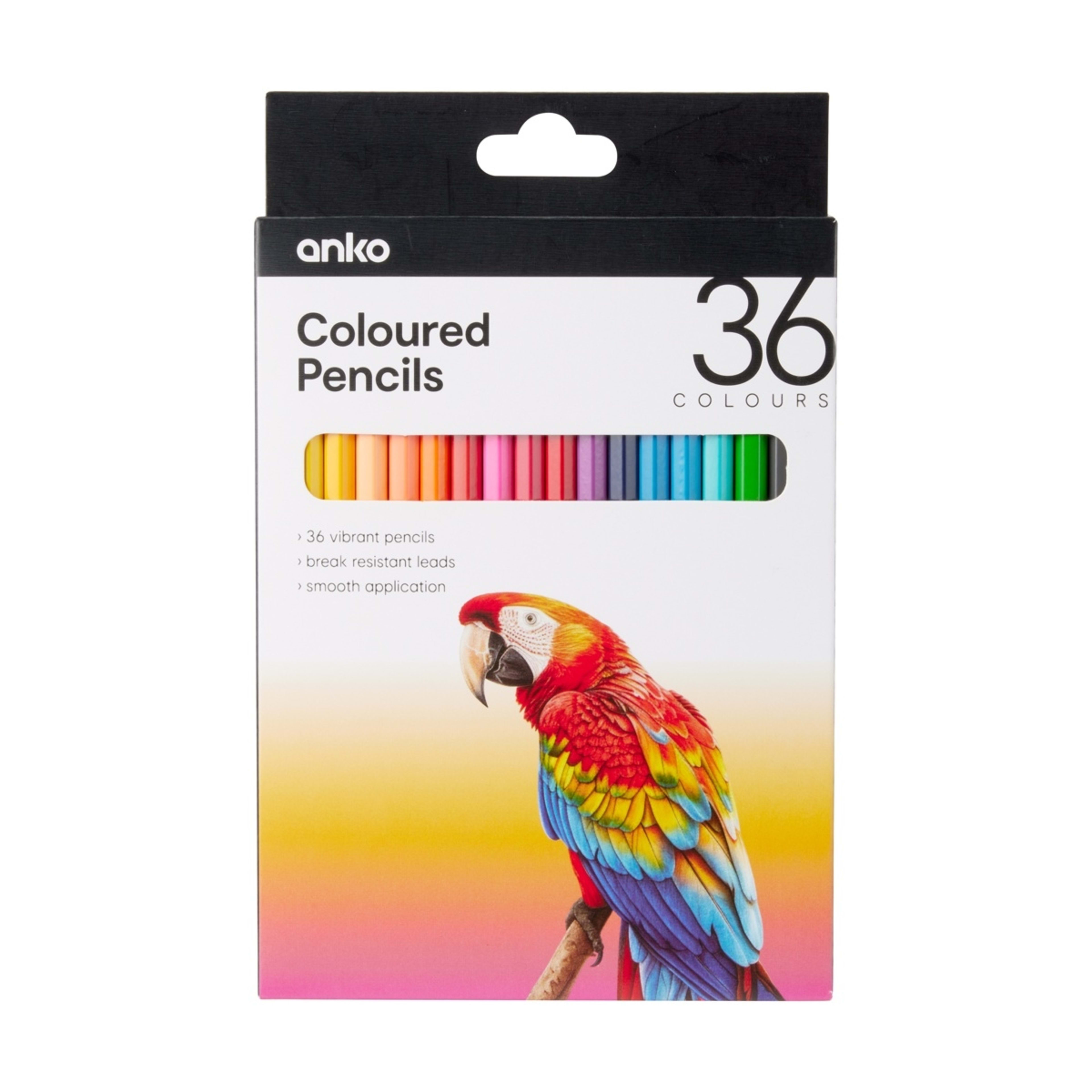 36 Pack Coloured Pencils - Kmart