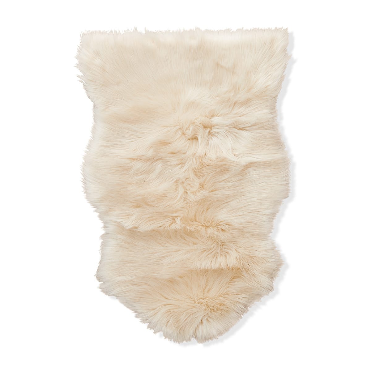 Cream Faux Fur Mat - Kmart NZ