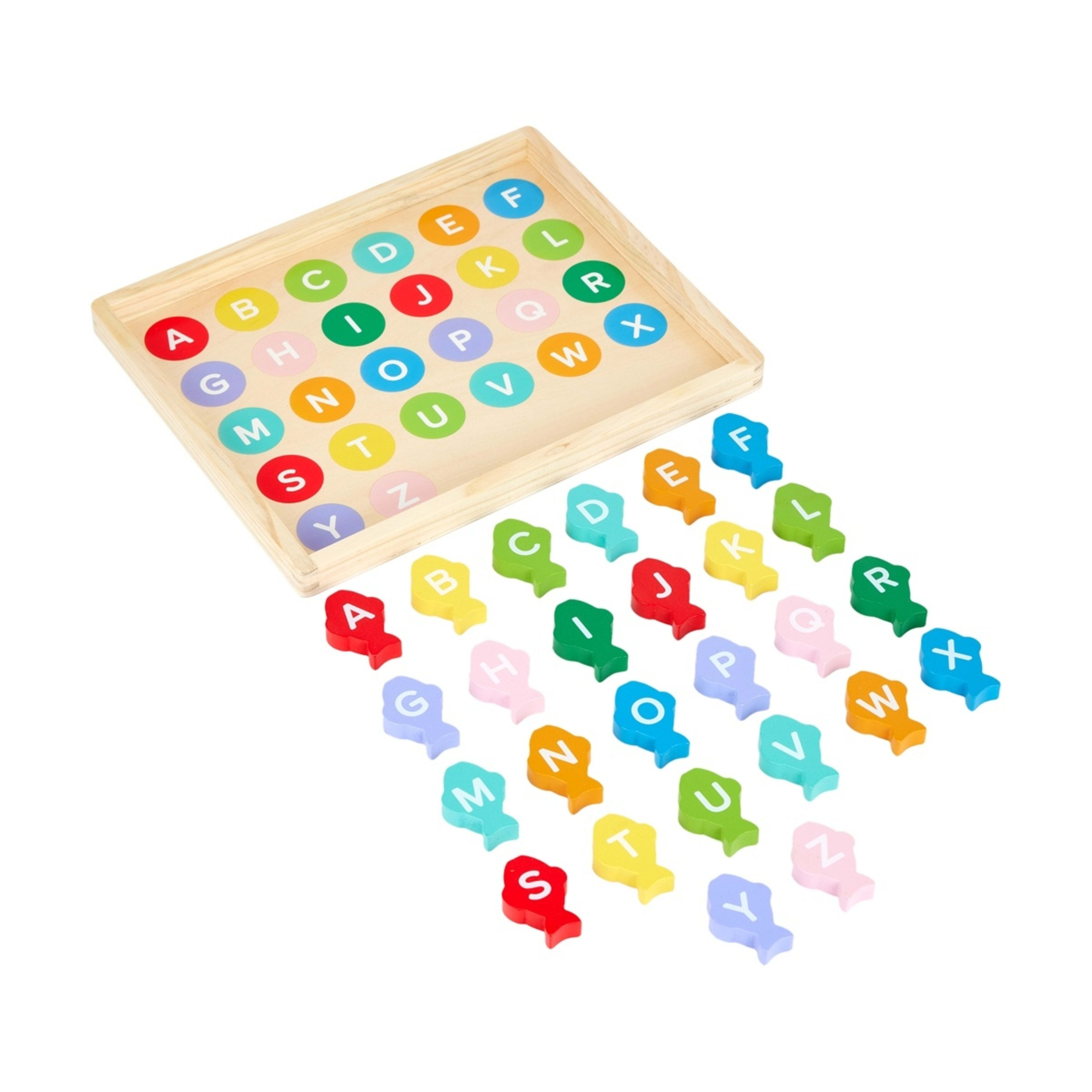 Wooden Alphabet Fishing Playset - Kmart