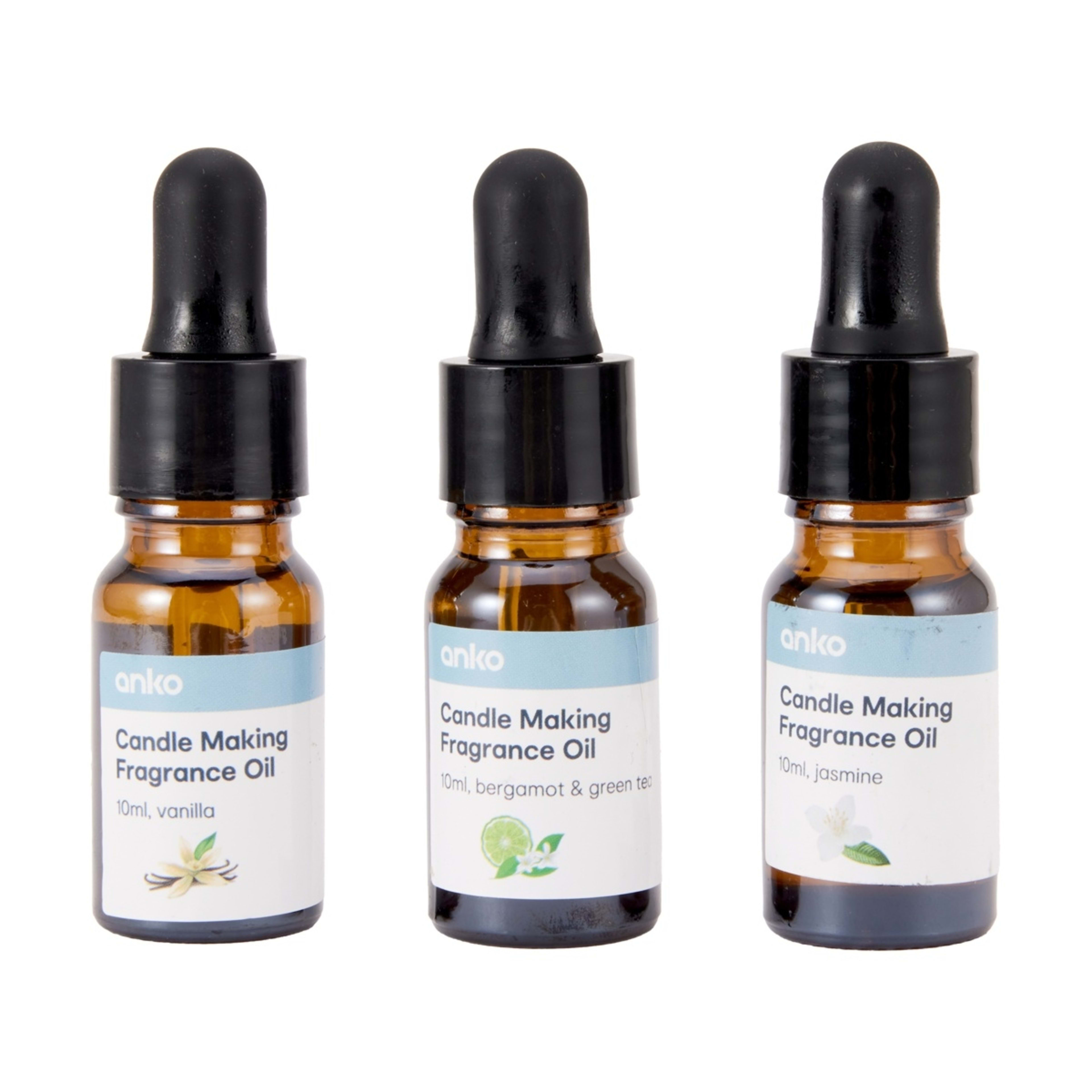 3 Pack Candle Making Fragrance Oils - Kmart