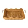 Wavy Edge Rattan Look Tray - Kmart