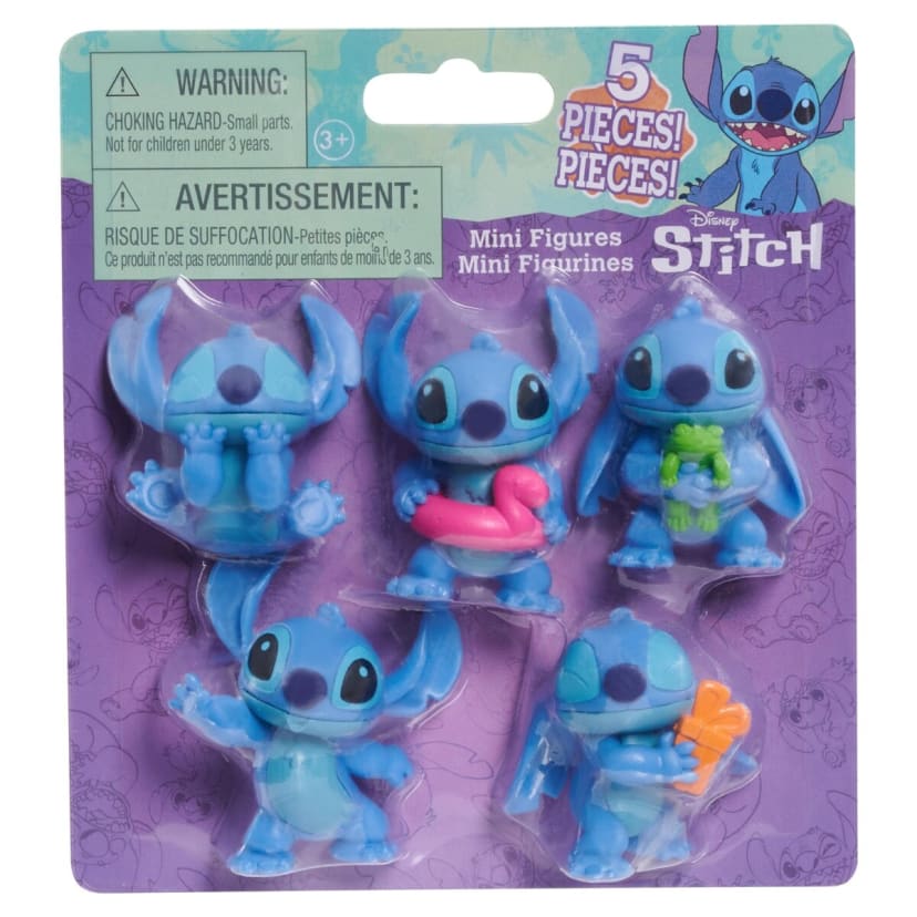 5 Piece Disney Lilo & Stitch Mini Figures - Kmart