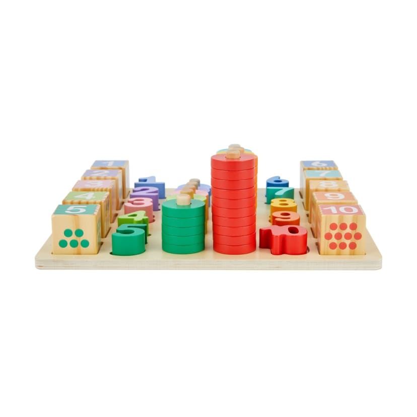 Wooden Play: Wooden Mega Stack and Count - Kmart