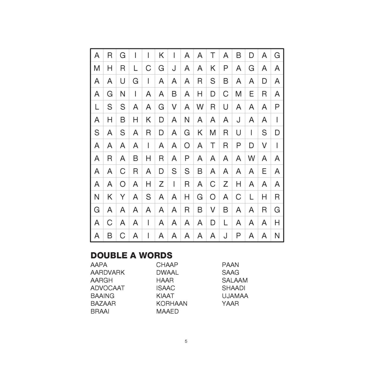 Large Print Bumper Word Search - Book - Kmart