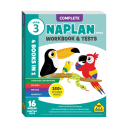 Naplan-Style Complete Workbook and Tests Year 3: 4 Books in 1 - Book ...