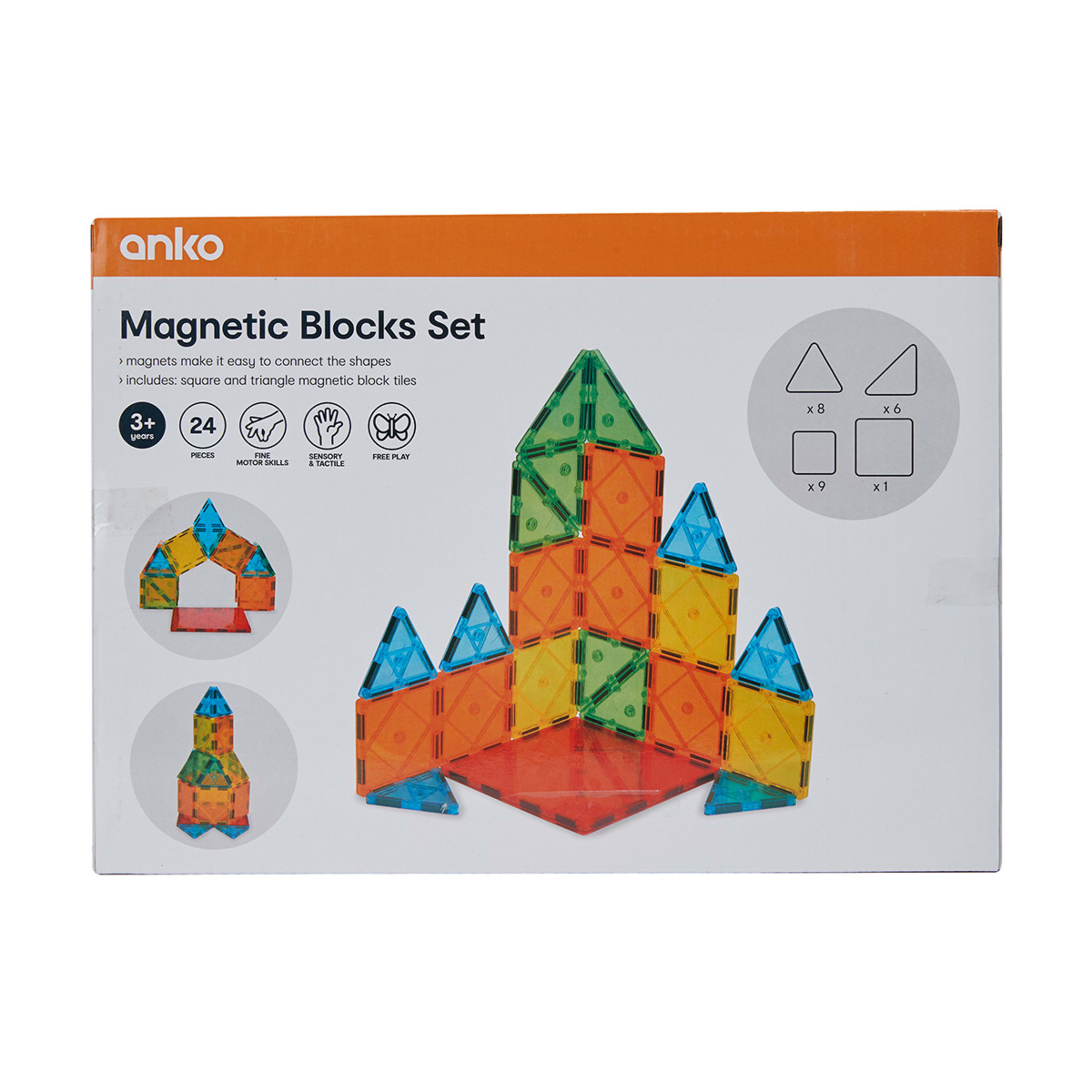 Magnetic Blocks Playset - Kmart