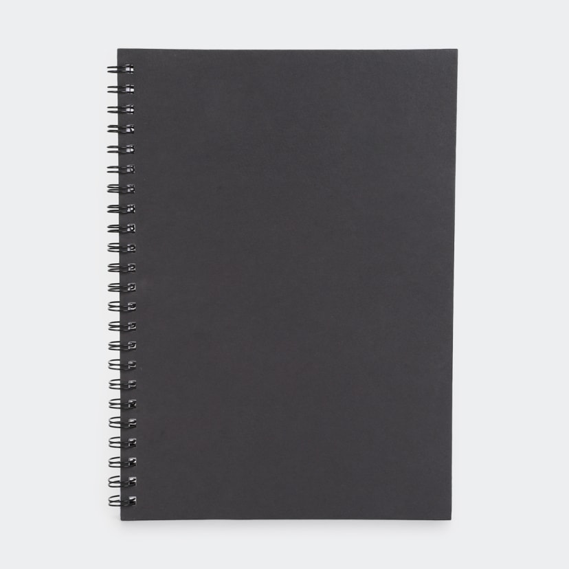 A4 Spiral Notebook - Black - Kmart