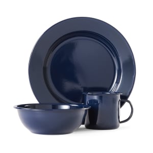 12 Piece Enamel Dinner Set - Kmart