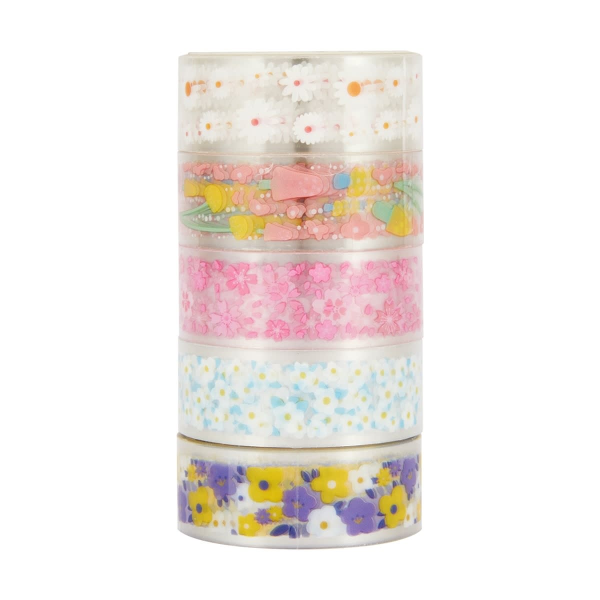 5 Pack Decorative Tapes - Floral - Kmart