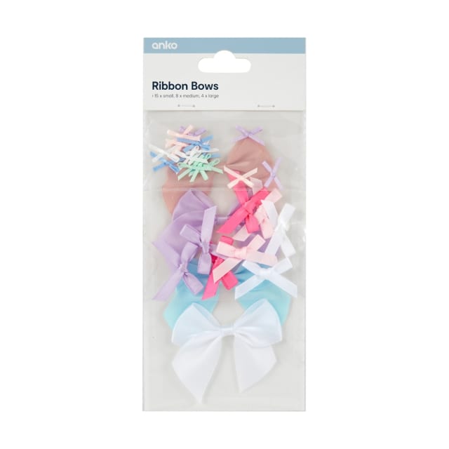 27 Piece Ribbon Bows - Kmart