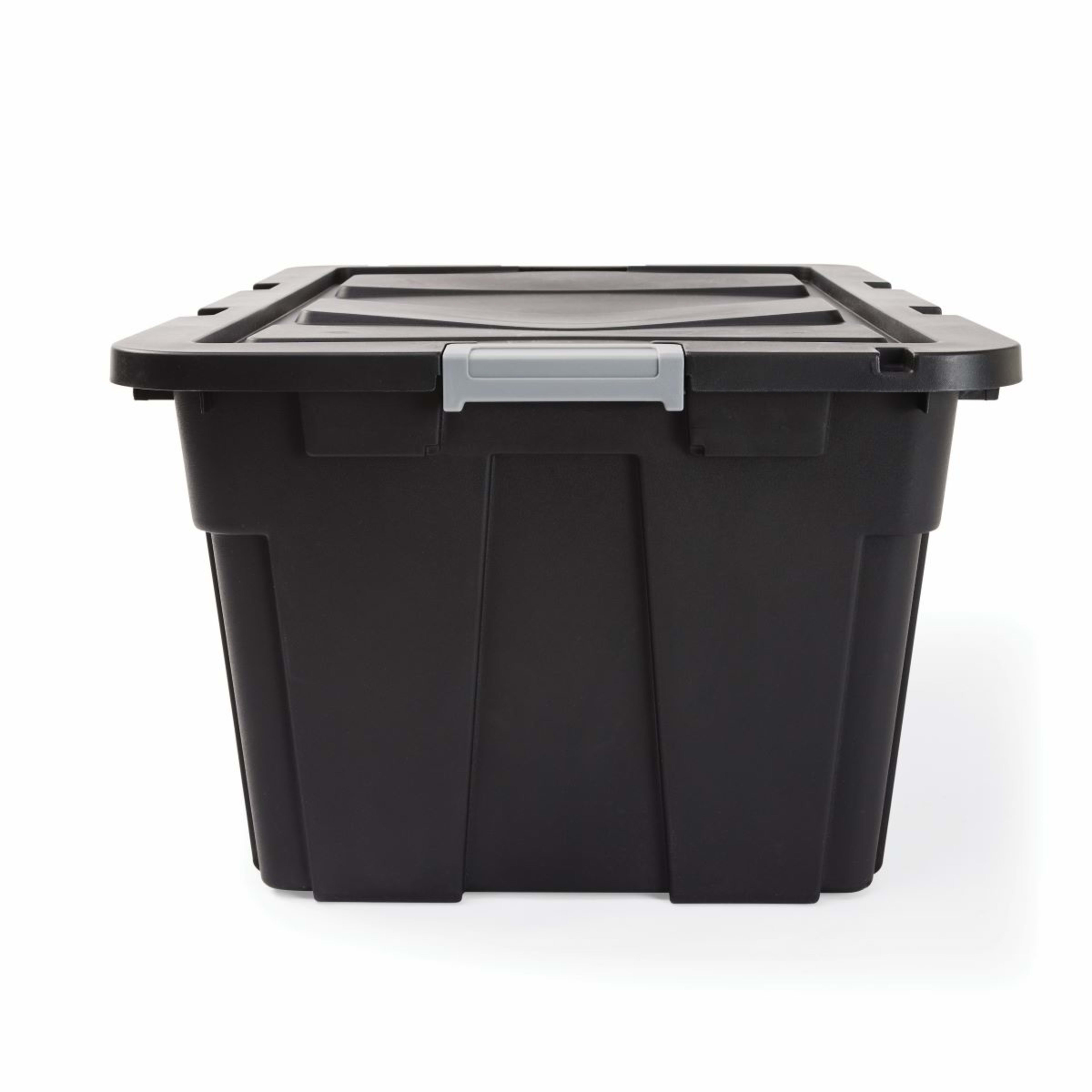 100L Heavy Duty Storage Container - Black - Kmart