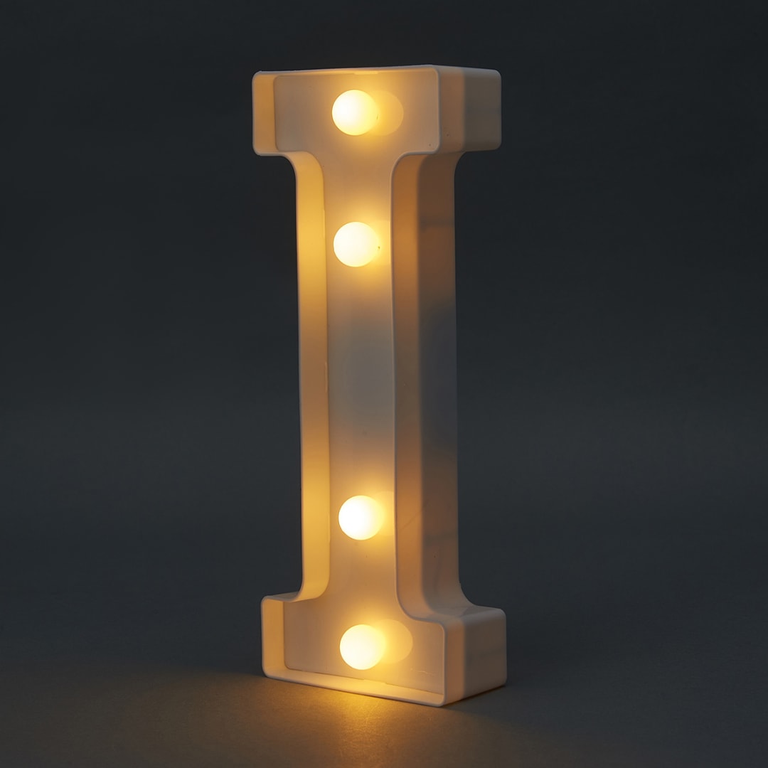 Light Up Letter - I - Kmart