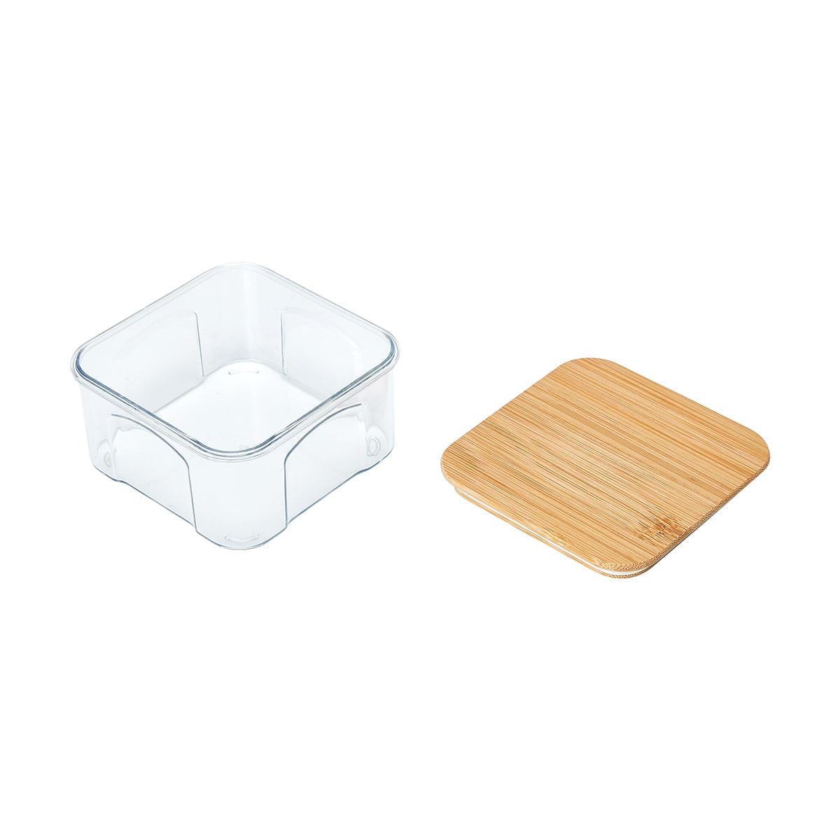 8 Piece Bamboo Lid Food Storage Set - Kmart