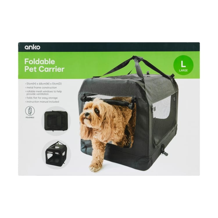 Pet Carrier Foldable - Large - Kmart