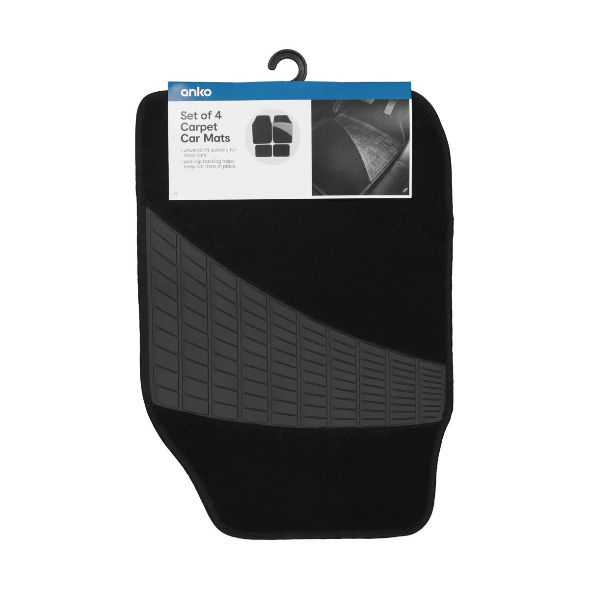 Set of 4 Carpet Car Mats - Kmart