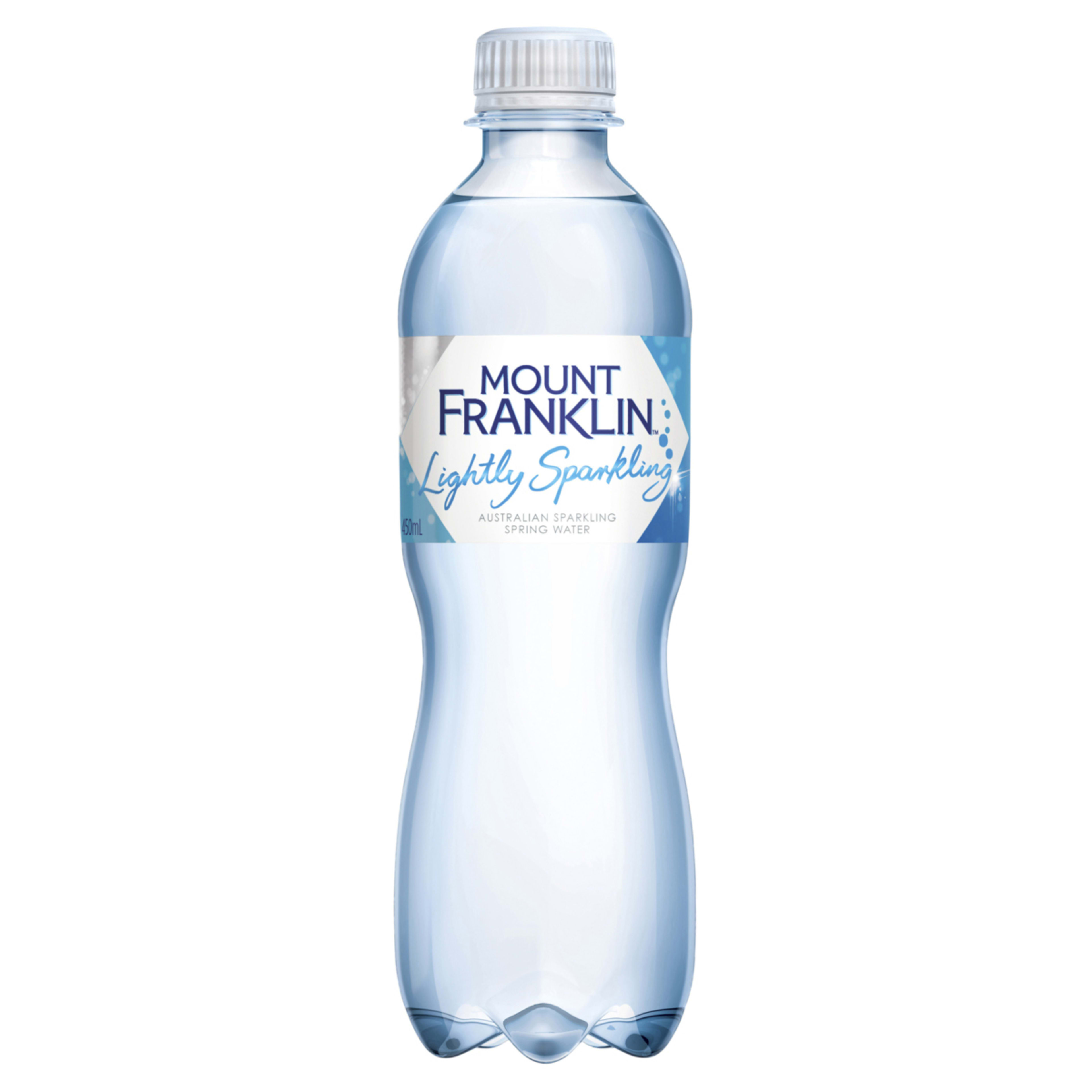Mount Franklin Lightly Sparkling Water 450ml - Kmart