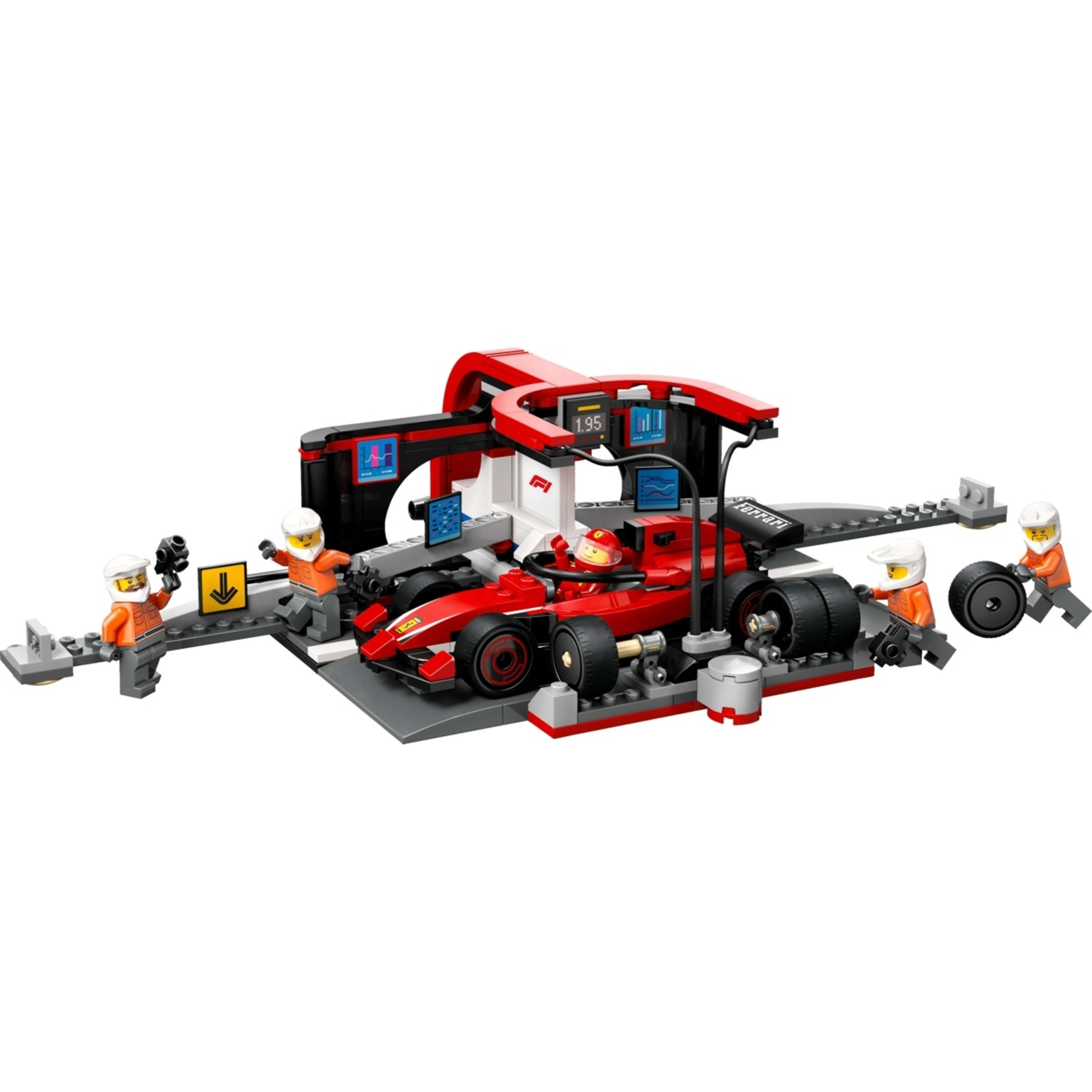 LEGO City F1 Pit Stop & Pit Crew with Ferrari Car 60443 - Kmart