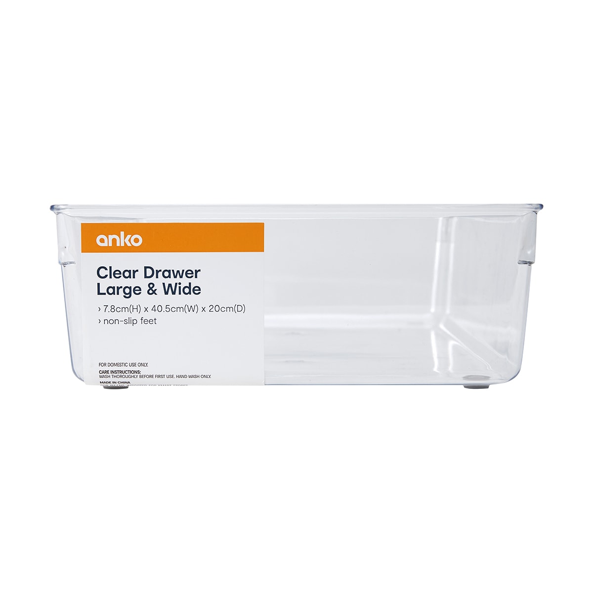 Large & Wide Clear Drawer - Kmart