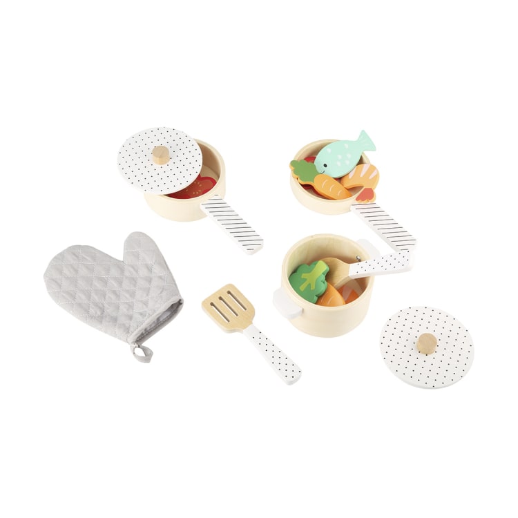 Wooden Pots And Pans Set - Kmart