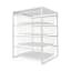Mesh and Wire 4 Drawer Unit - White - Kmart