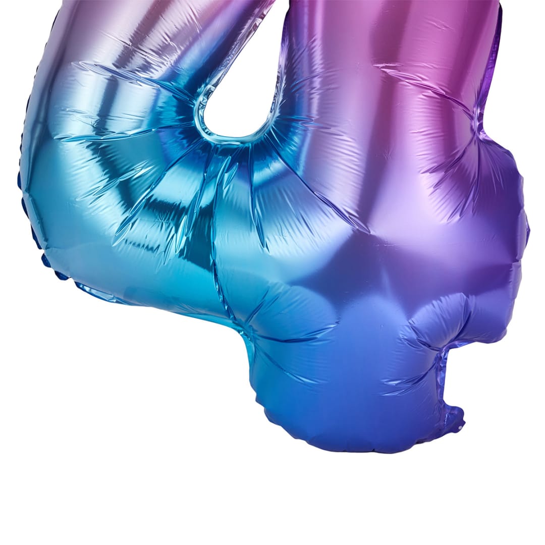 Giant Number 4 Foil Balloon - Kmart